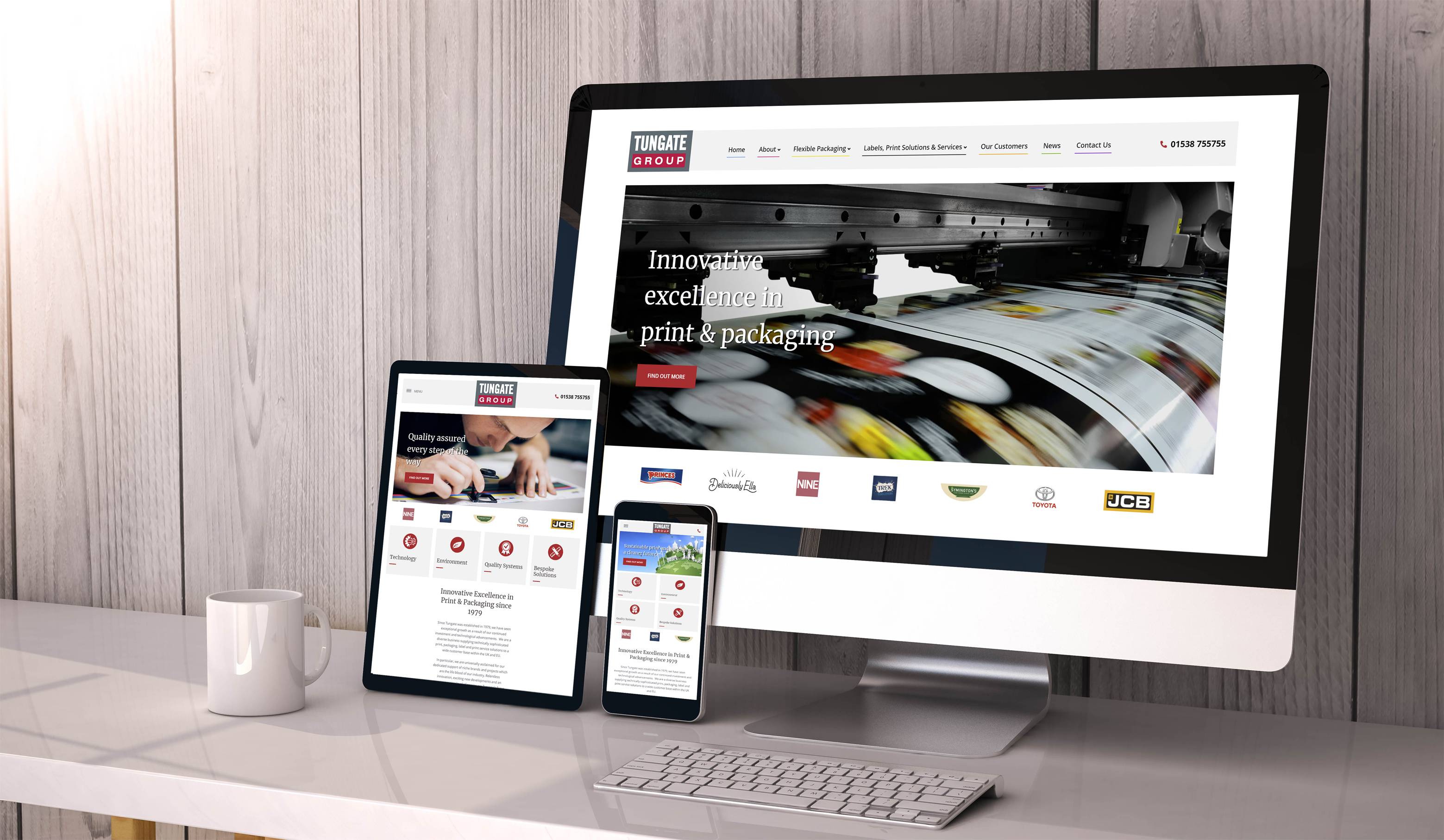 New website to celebrate 40 years in business - Tungate Group